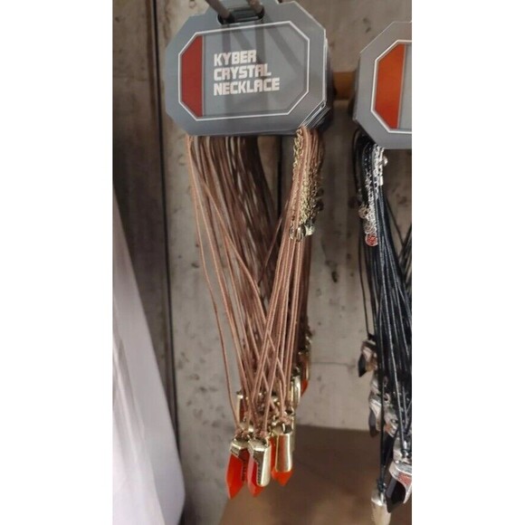 Disney | Jewelry | Disney Parks Kyber Crystal Necklace Red Star Wars ...